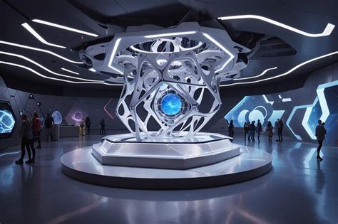 Premium Ai Image Ai Enhanced Cosmic Artistic Geometry Lab