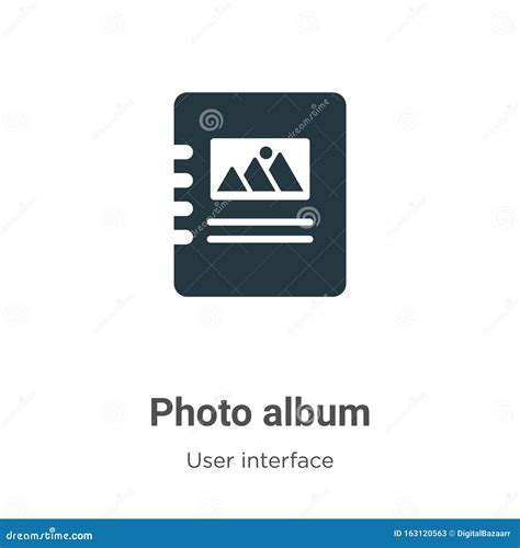 Photo Album Vector Icon On White Background Flat Vector Photo Album Icon Symbol Sign From