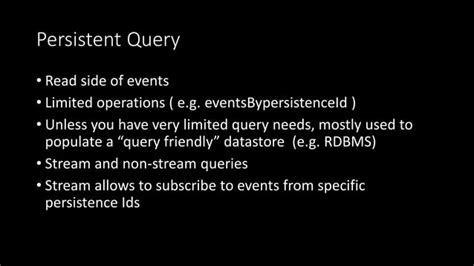 Using Akka Persistence To Build A Configuration Datastore Ppt