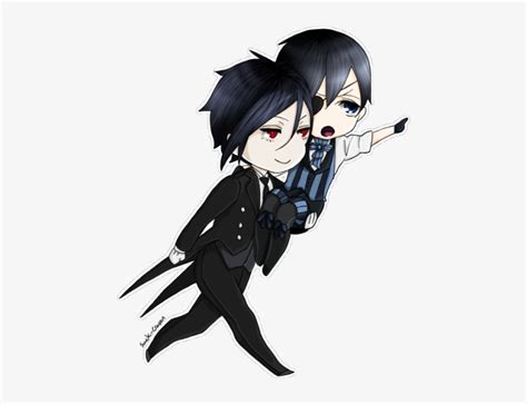 Ciel And Sebastian Chibi