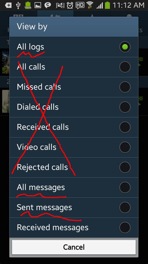 Android How To Read And Delete Messages Log In Call Logs Stack
