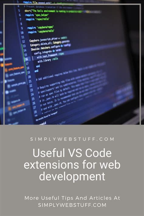Useful Vs Code Extensions For Web Development Coding Web Development