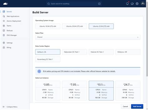Connecting To Cloud Providers Via Api Runcloud Docs