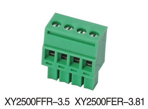 Xinya Xy2500f 3 5mm 3 81mm Pcb Pluggable Terminal Block Connector Vertical Screw Type