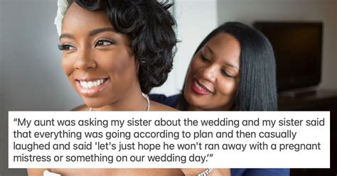 Woman Takes Away Sisters Wedding Dress After Joke About Her Failed