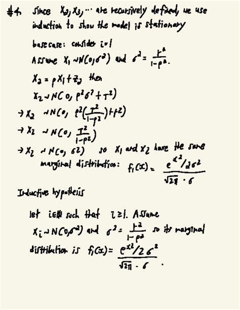 Assignment 2 For Stat 4 Since X2 Xs Are Recursively Defined