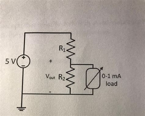 Solved A Voltage Divider Provides V Output From V Input Chegg Com