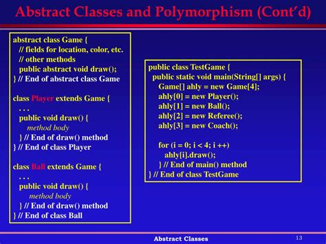 Ppt Abstract Classes Powerpoint Presentation Free Download Id3848745