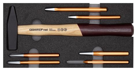 R22150019 Hammer And Chisel Set In 1 3 Module 7 Pieces GEDORE Tools