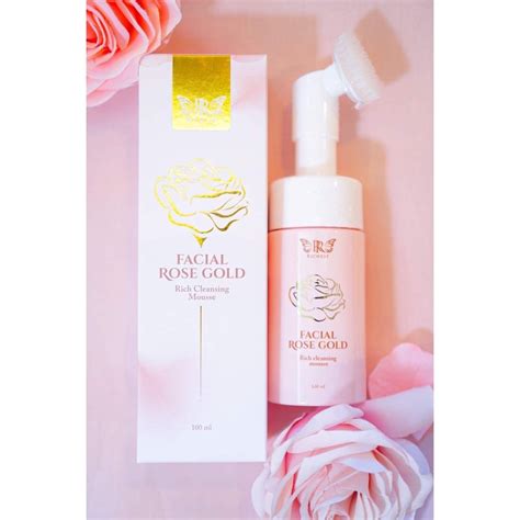Facial Rose Gold โฟมกุหลาบทองคำ Shopee Thailand