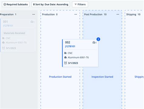 kanban board xometry s manufacturing community