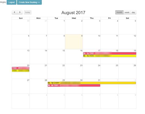 Graphical Calendar Interface To Booking Using Alma Api Ex Libris