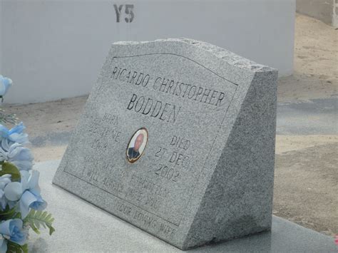 Ricardo Christopher Bodden 1968 2002 Find A Grave Memorial