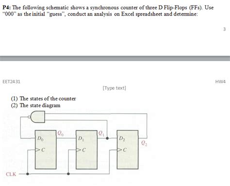 solved p4 the following schematic shows a synchronous