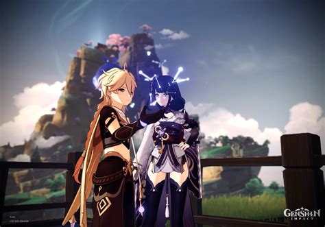 Aether X Raiden Genshin Impact Hoyolab