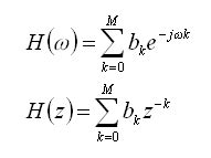 DSP Pole Zero Plot Theory Equations
