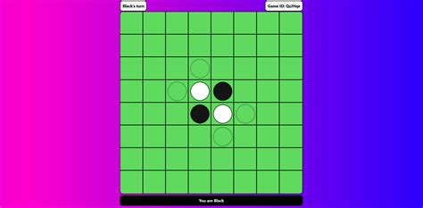 Github Idkuri Reversi Web App Web Based Reversi App