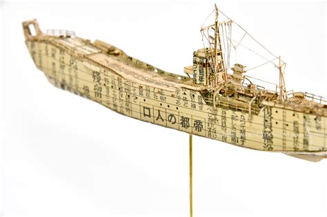 Intricate Battleships By Atsushi Adachi Are Constructed From Vintage