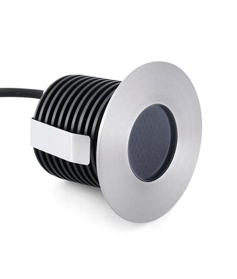 Projecteur encastré extérieur LED GRUND en acier inoxydable