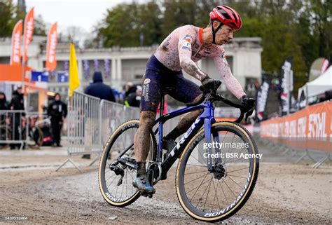Lars Van Der Haar Of The Netherlands During The 2022 Uec Cyclo Cross