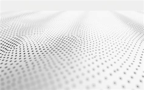 A Light Grey Dotted Pattern On A White Surface Top Down Perspective Flat Futuristic Premium Ai