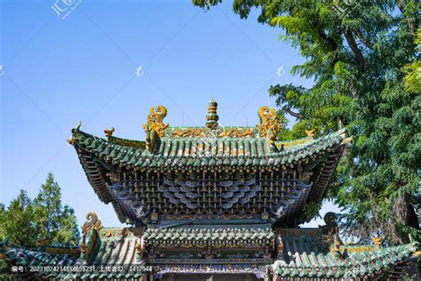 中式牌楼 景观园林 建筑摄影 摄影素材 汇图网www huitu