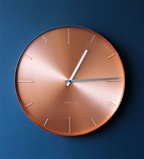 Copper Wall Clock Kitchen At Donna Bull Blog