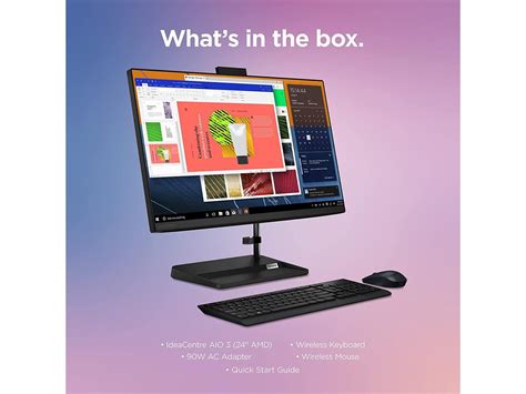 Lenovo All In One PC IdeaCentre AIO Ryzen U GB DDR GB SSD TB HDD