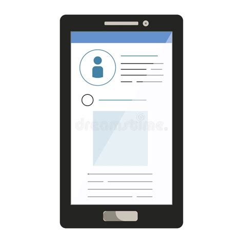 Cellphone Icon With An App Vector Stock Vector Illustration Of Smart Phone 310961831