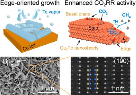 Scalable Edge Oriented Metallic Two Dimensional Layered Cu2te Arrays For Electrocatalytic Co2