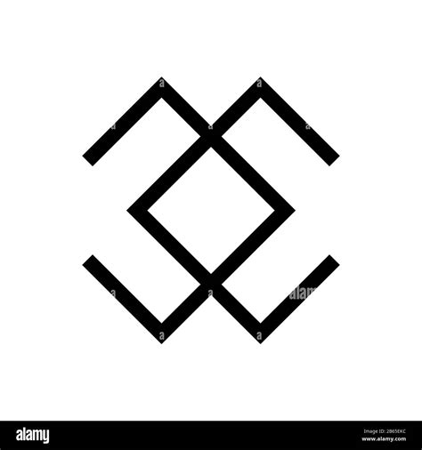 Old Baltic Toad Sign Folk Star Or Flower Symbol Stock Vector Image