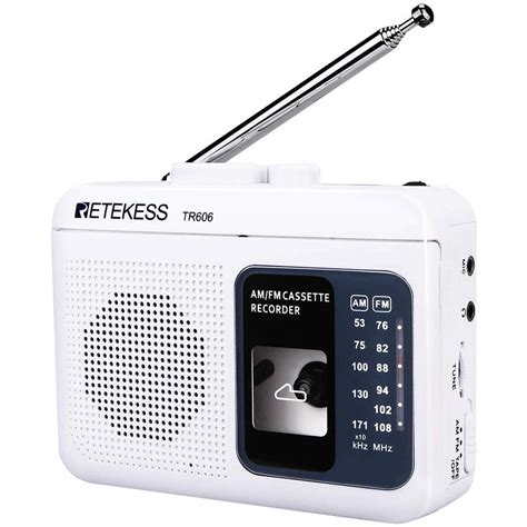 Leitor De Cassetes Retekess Tr606 Com Rádio Am Fm Portátil Walkman