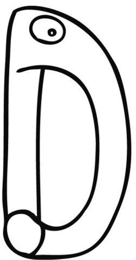 Letra D Dibujos Para Colorear