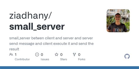 Github Ziadhanysmallserver Smallserver Betwen Cilent And Server And Server Send Message