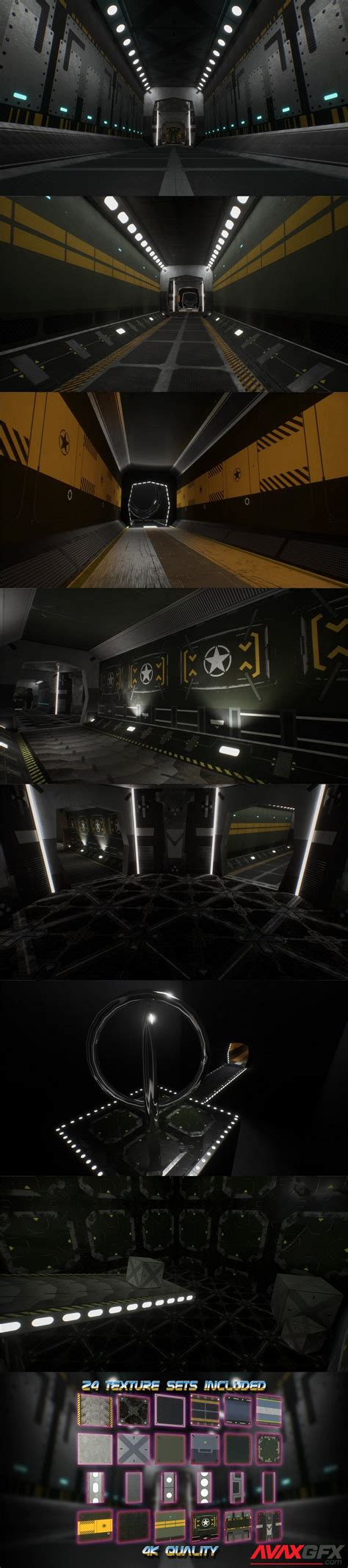Basic Sci Fi Textures Download 3d Assets Models For Game Design