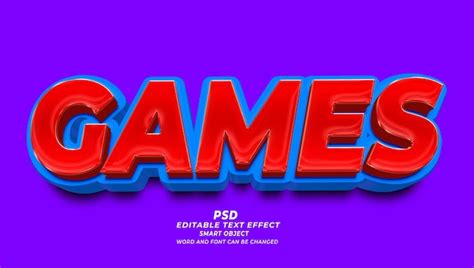 Premium PSD Game D Editable Text Effect PSD Photoshop Template