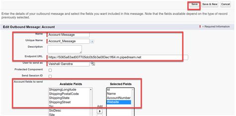 How To Send Outbound Message Using Workflow In Salesforce SalesForce FAQs