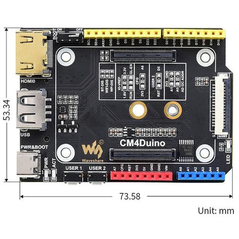 Arduino Compatible Base Board For Raspberry Pi Compute Module 4 The Pi Hut