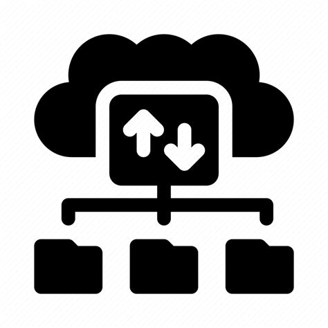 Cloud Sync Database Storage Recovery Network Icon Download On