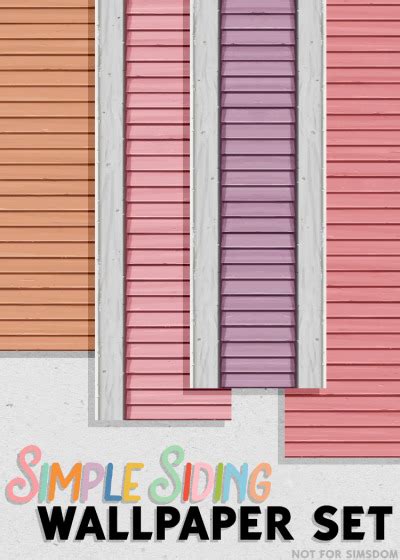Simple Siding Wallpaper Set §2 No Corners Single Tumbex