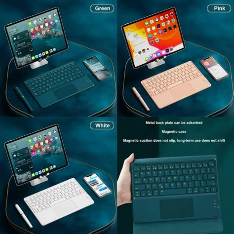 Dufderia Wireless Keyboard Touch Bluetooth Keyboard Tablet Android Ios