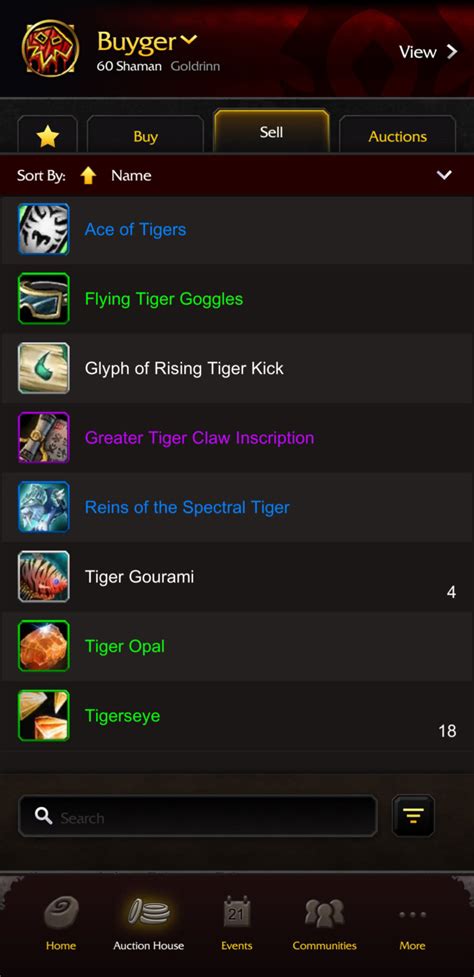 Wow Companion Vous Pouvez Désormais Vendre Via L Appli T As Pas 1