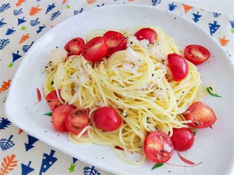 秋に向けて母も充電！ちょっぴり贅沢な「ミニトマトとホタテのパスタ」 アスレシピ特派員・サポーターから：アスレシピ