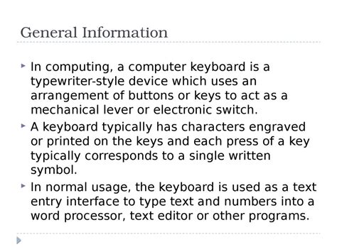 Computer Keyboard презентация онлайн