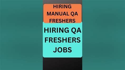 Testing Jobs Qa Jobs Itjobs Rdtechnicallearning Youtube