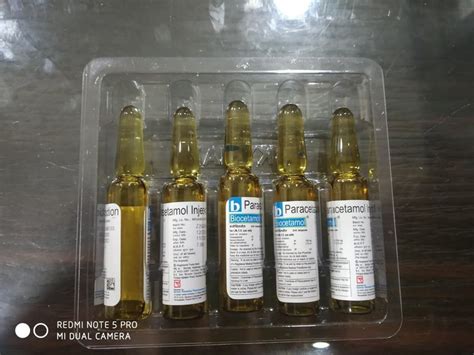 Biocetamol Paracetamol Injection For Hospital And Clinic Packaging Type