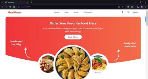 Completed Mealmover App With React And Tailwind Css Radhika