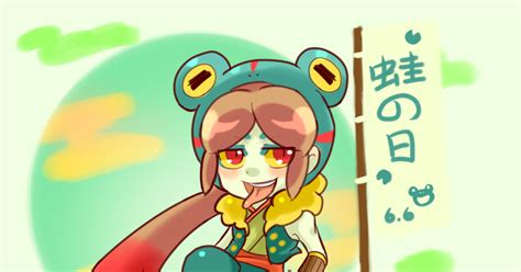 妖怪ウォッチ 蛙の日 景彡bat大好のイラスト Pixiv