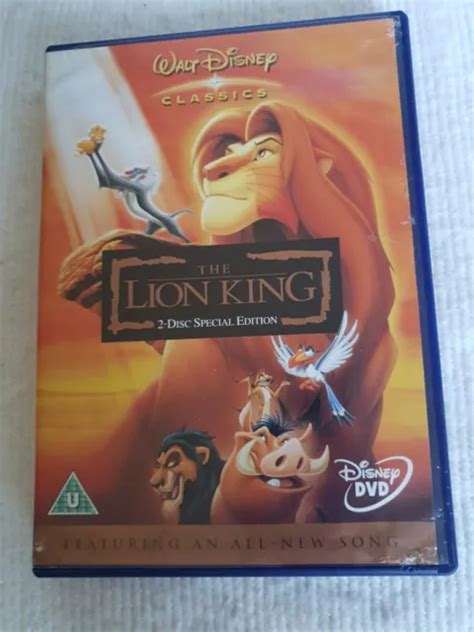 The Lion King Special Edition Dvd 2 Disc Pack Walt Disney Classics £449 Picclick Uk