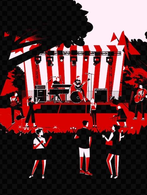 Premium Psd A Poster For A Concert Called The Band